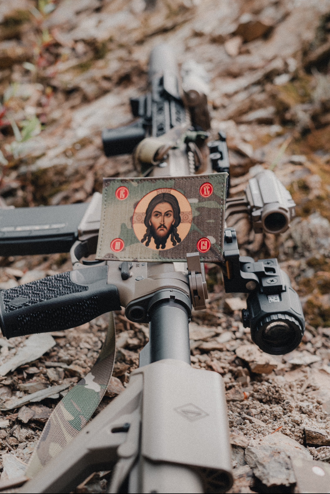 Holy Face Flag Patch – SC IRREGULARS